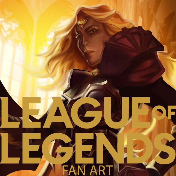 ArtStation - burning lady ilustration