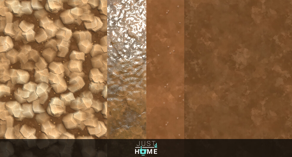 ArtStation - GROUND MATERIALS - JUST HOME 3D GAME