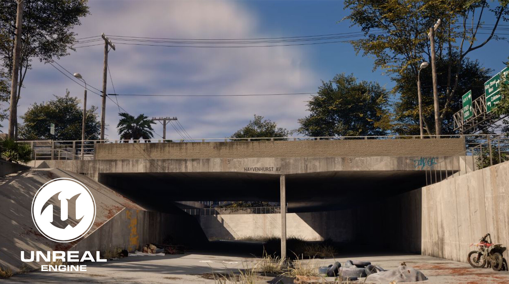 ArtStation - Terminator 2 Truck Chase Location in Unreal Engine 5
