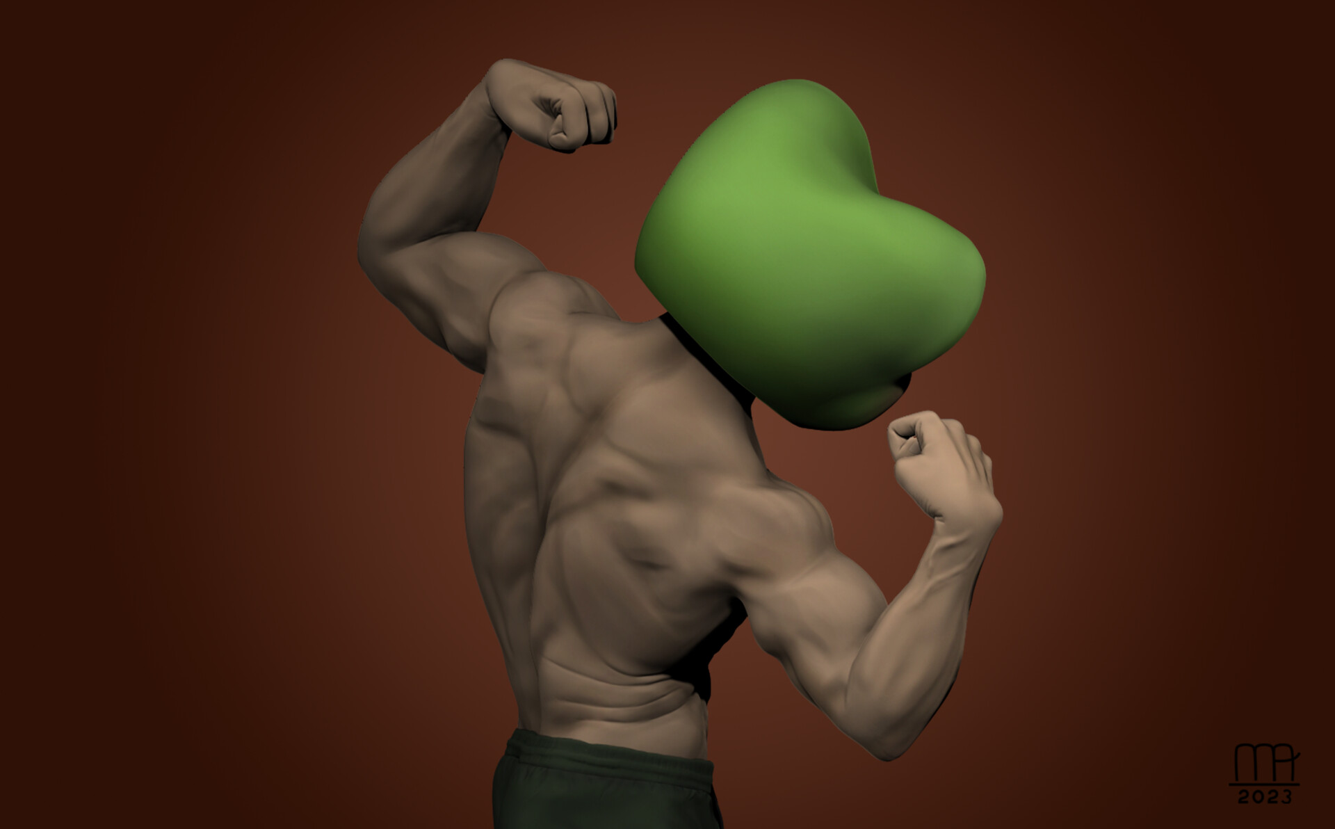 ArtStation - Muscle Mascot
