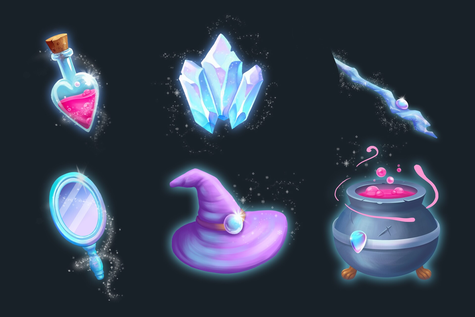 ArtStation - 2D Magic props