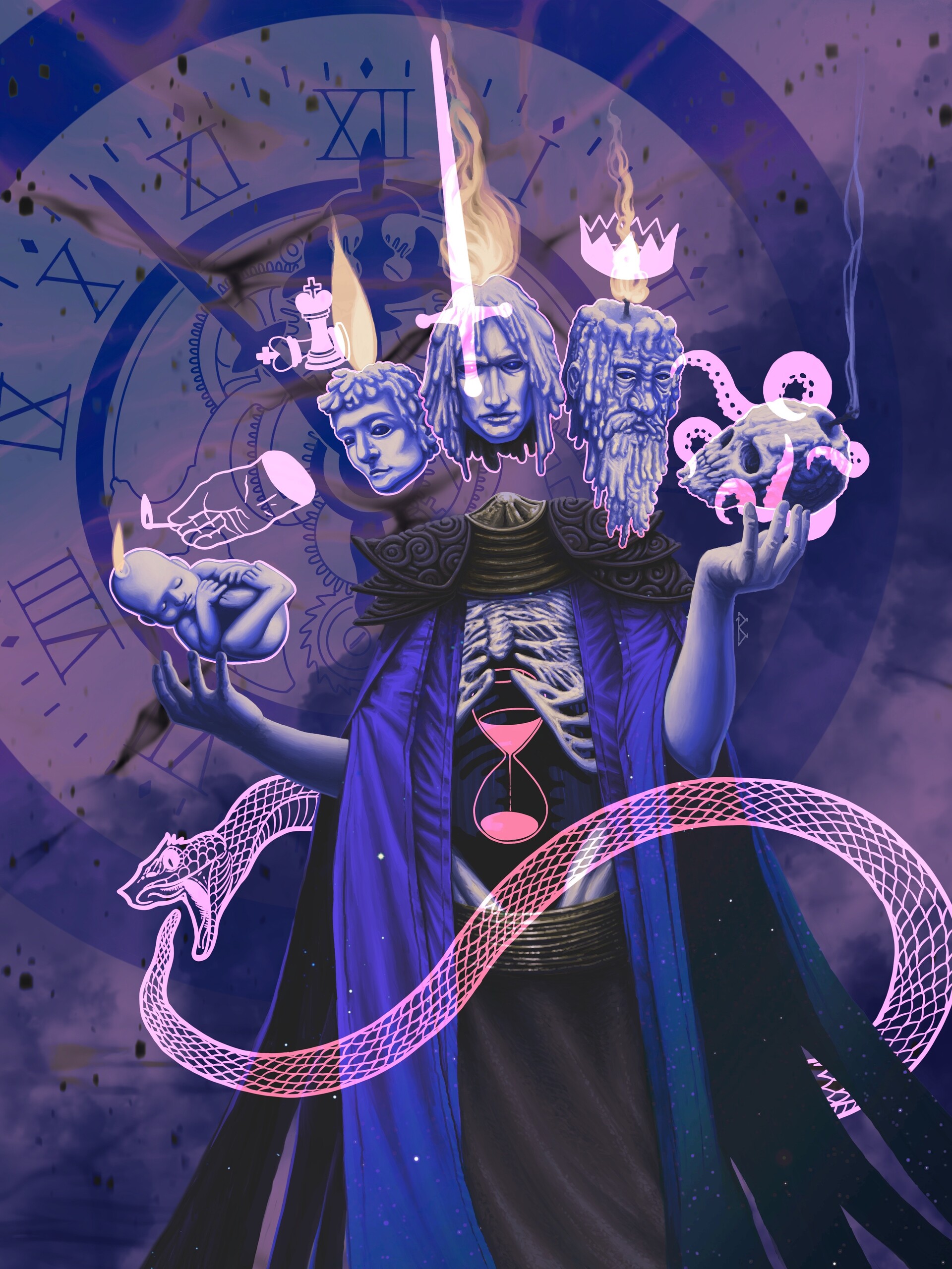 ArtStation - LUMEN TAROT: TIME