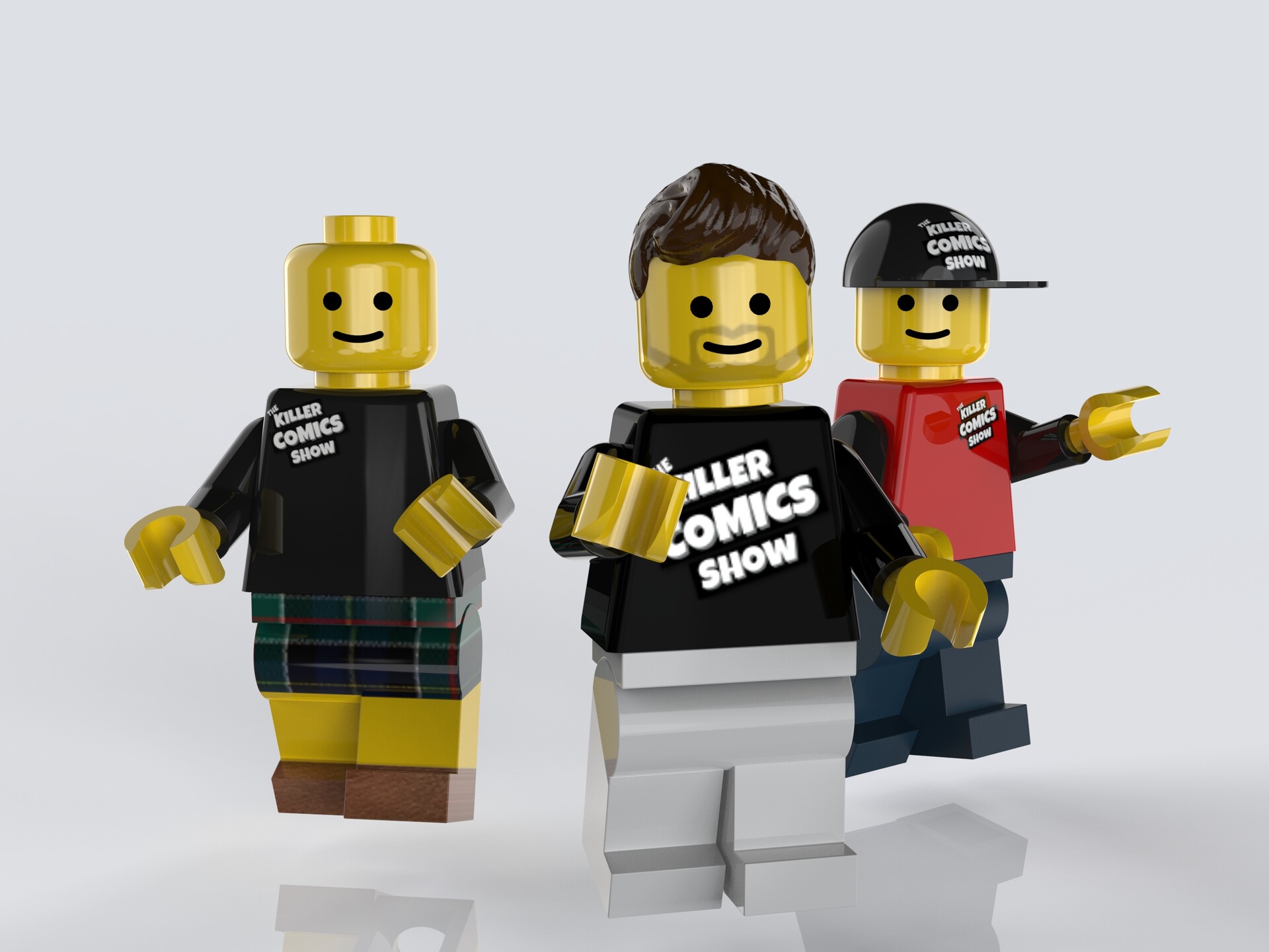 ArtStation - Lego Characters for the Killer Comic Show