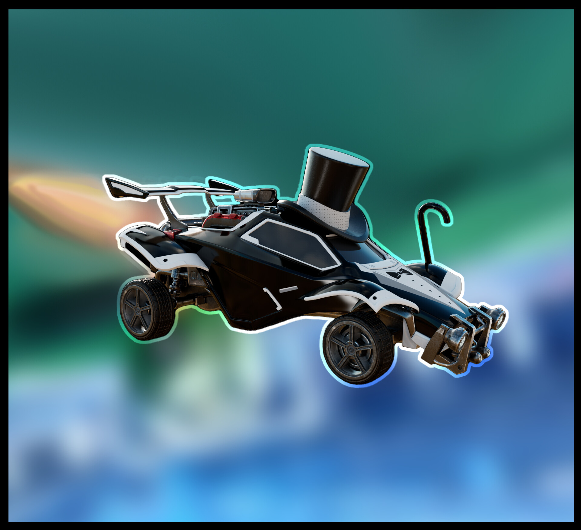 ArtStation - Gentle Titanium White Octane - Rocket League