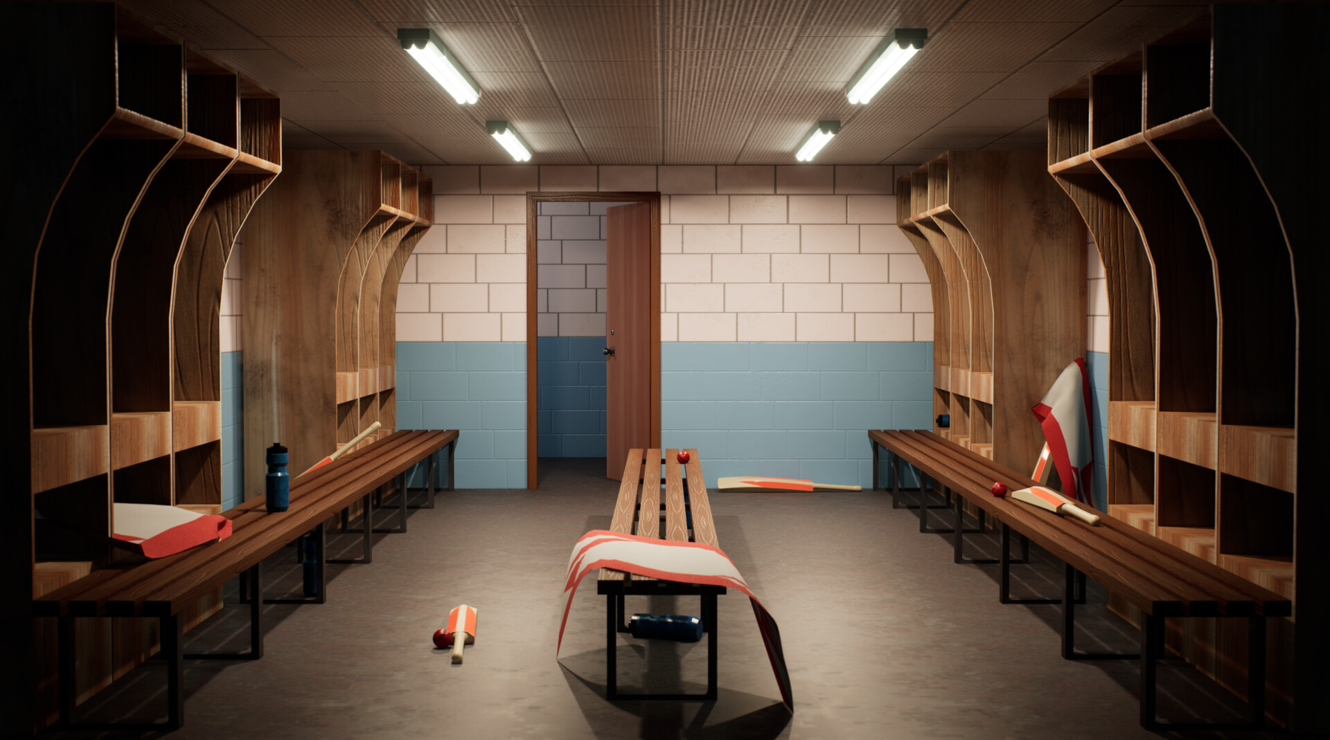 ArtStation - Locker Room (Environment)