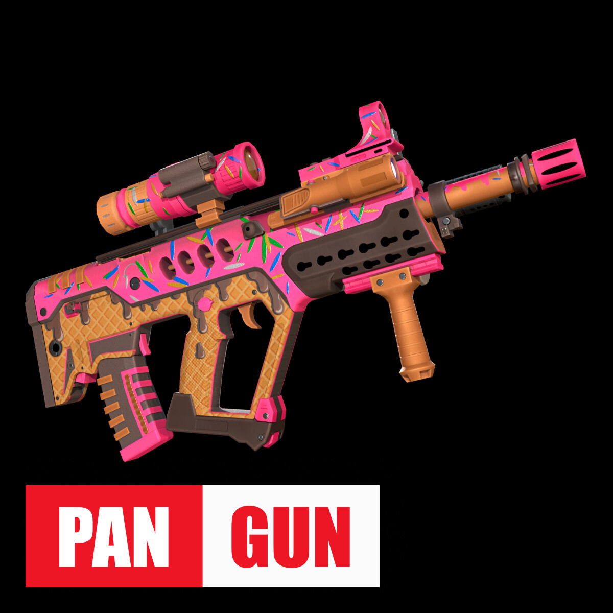 ArtStation - Mobile Game 3D Weapon - Tabor