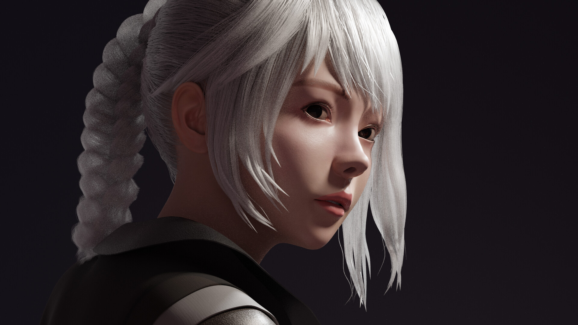 ArtStation - girl turning around