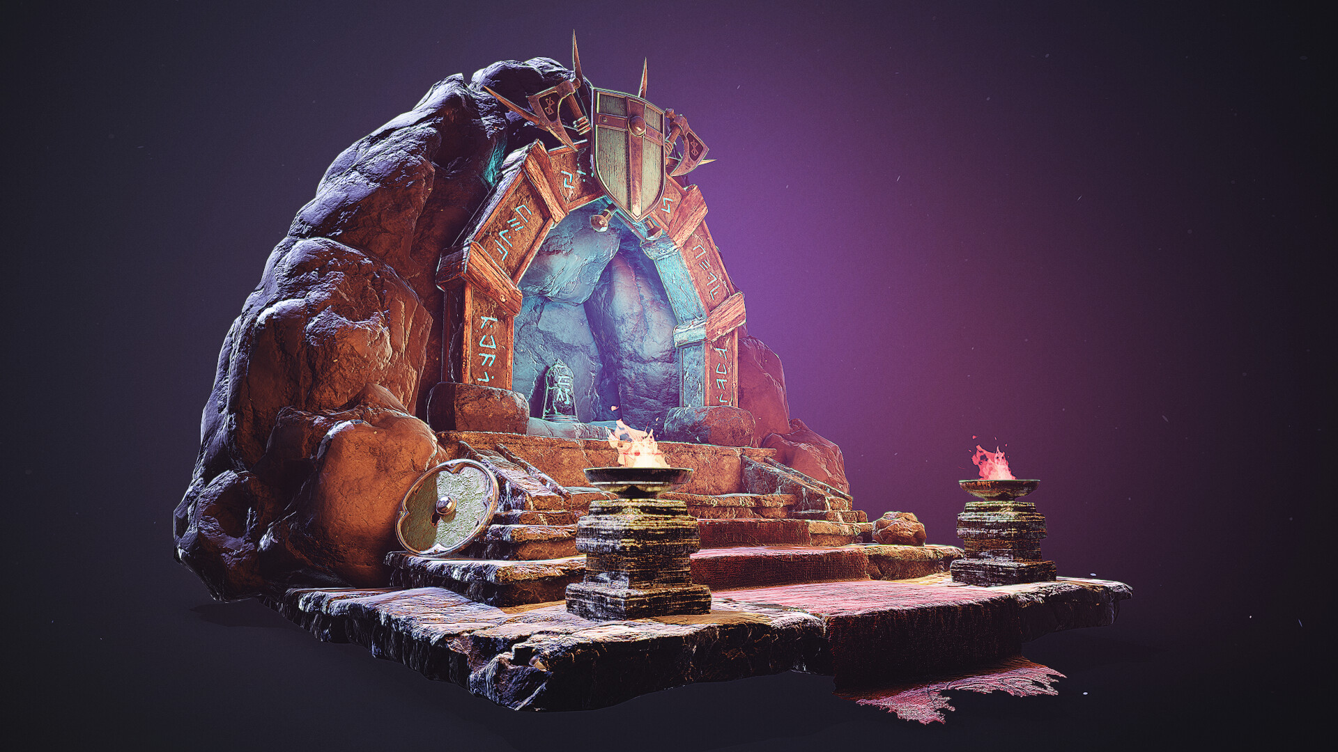 ArtStation - Altar of the Magical Crystal