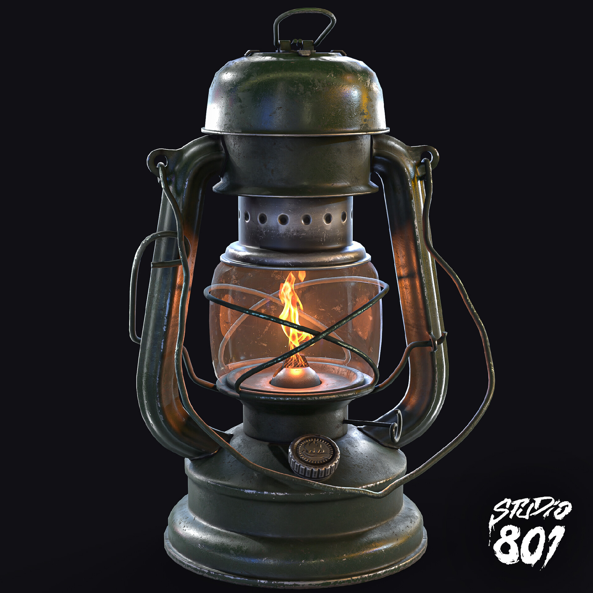 ArtStation - Metal Old Lamps