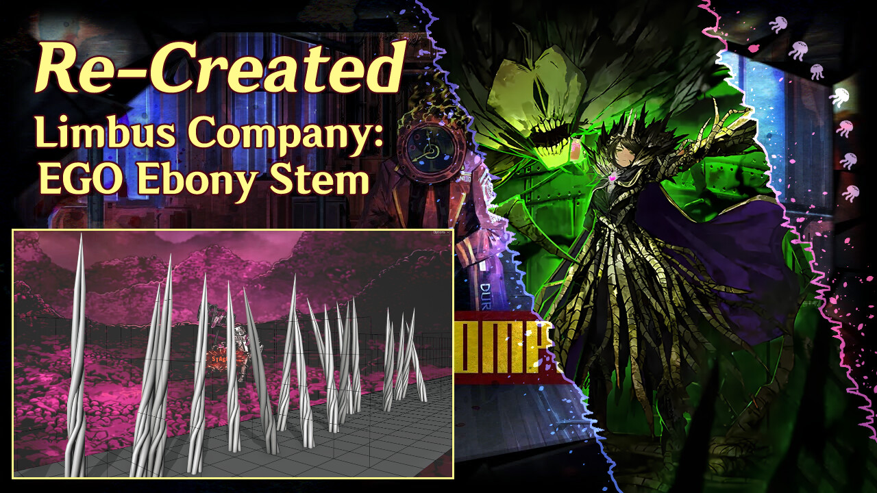 ArtStation - Re-Created: EGO Ebony Stem (Limbus Company)