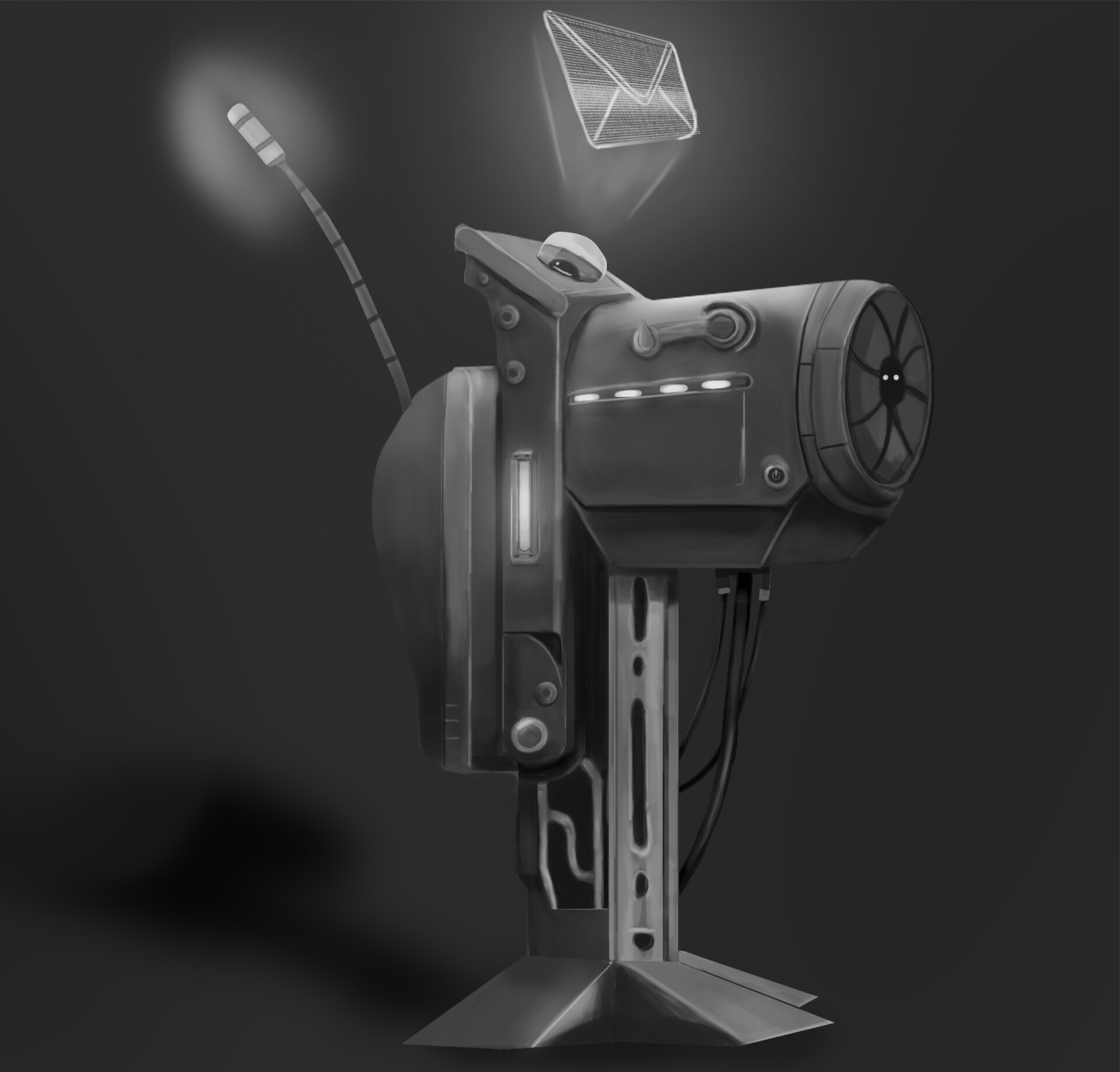 ArtStation - Sci-Fi Mailbox