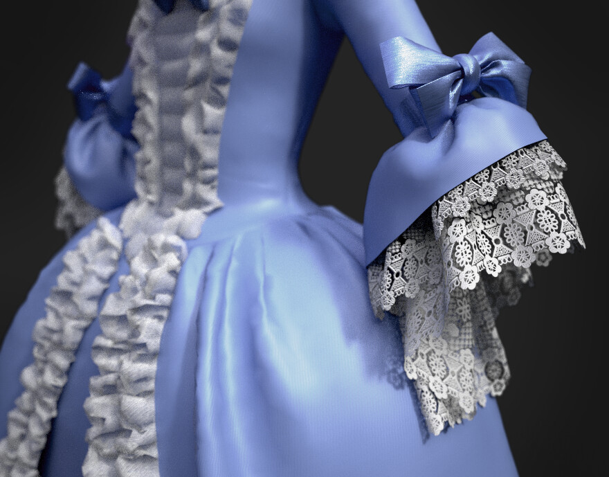 ArtStation - French dress