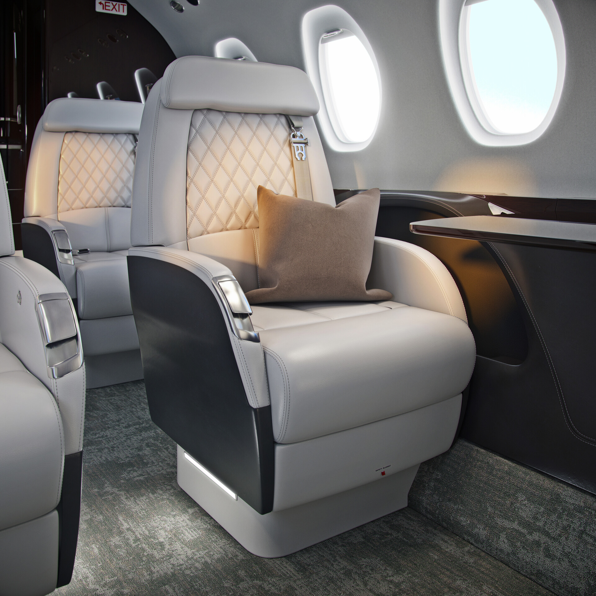 ArtStation - Cessna Citation Latitude Interior - CGI