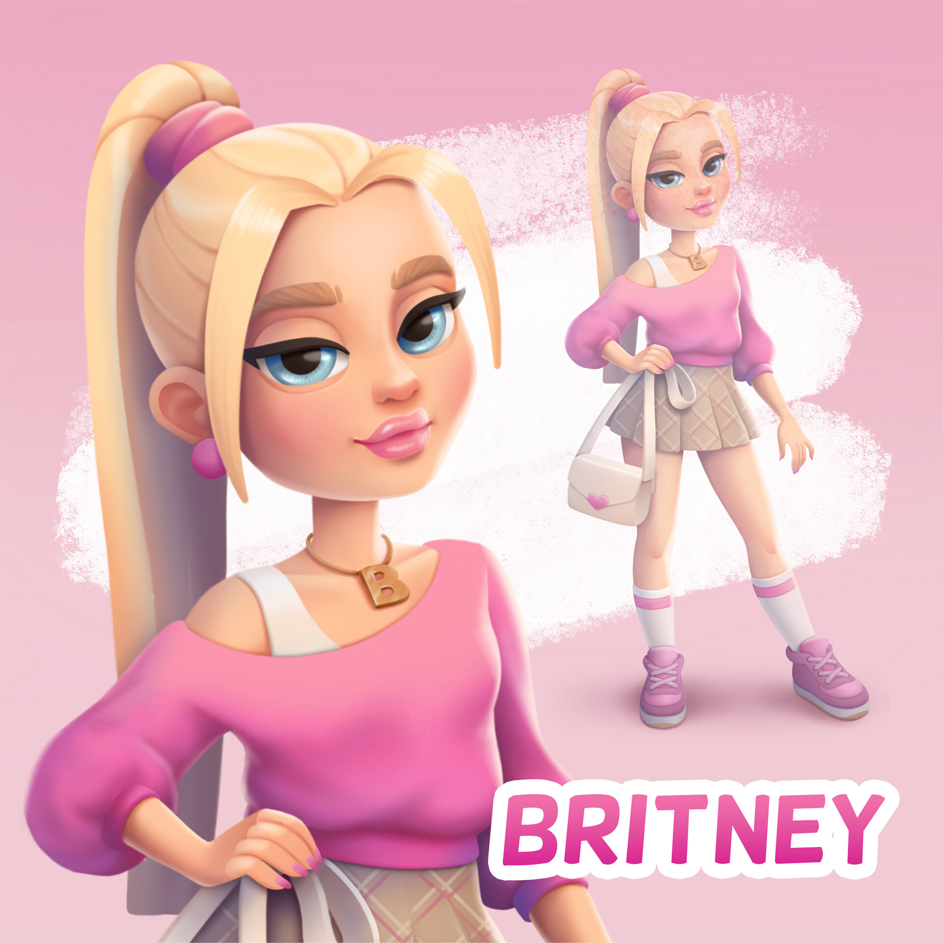 ArtStation - BRITNEY. CHARACTER CONCEPT
