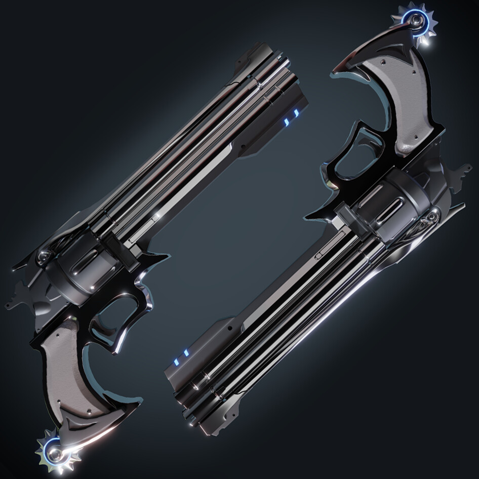 ArtStation - Sci-fi revolver