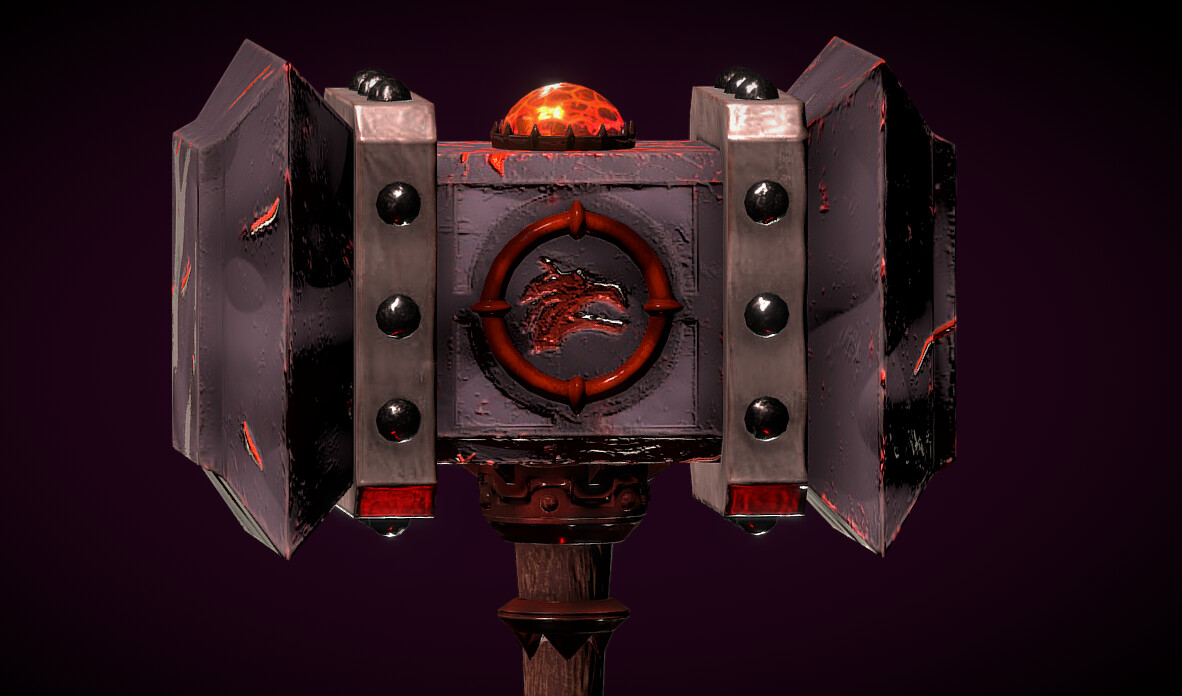 ArtStation - 3D fantasy one-handed weapons