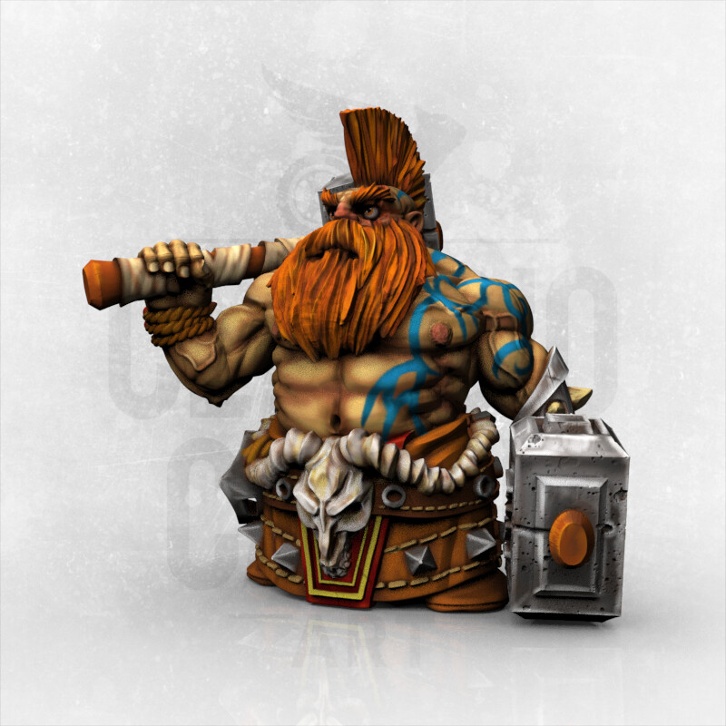 ArtStation - Dwarf headbreaker's clan