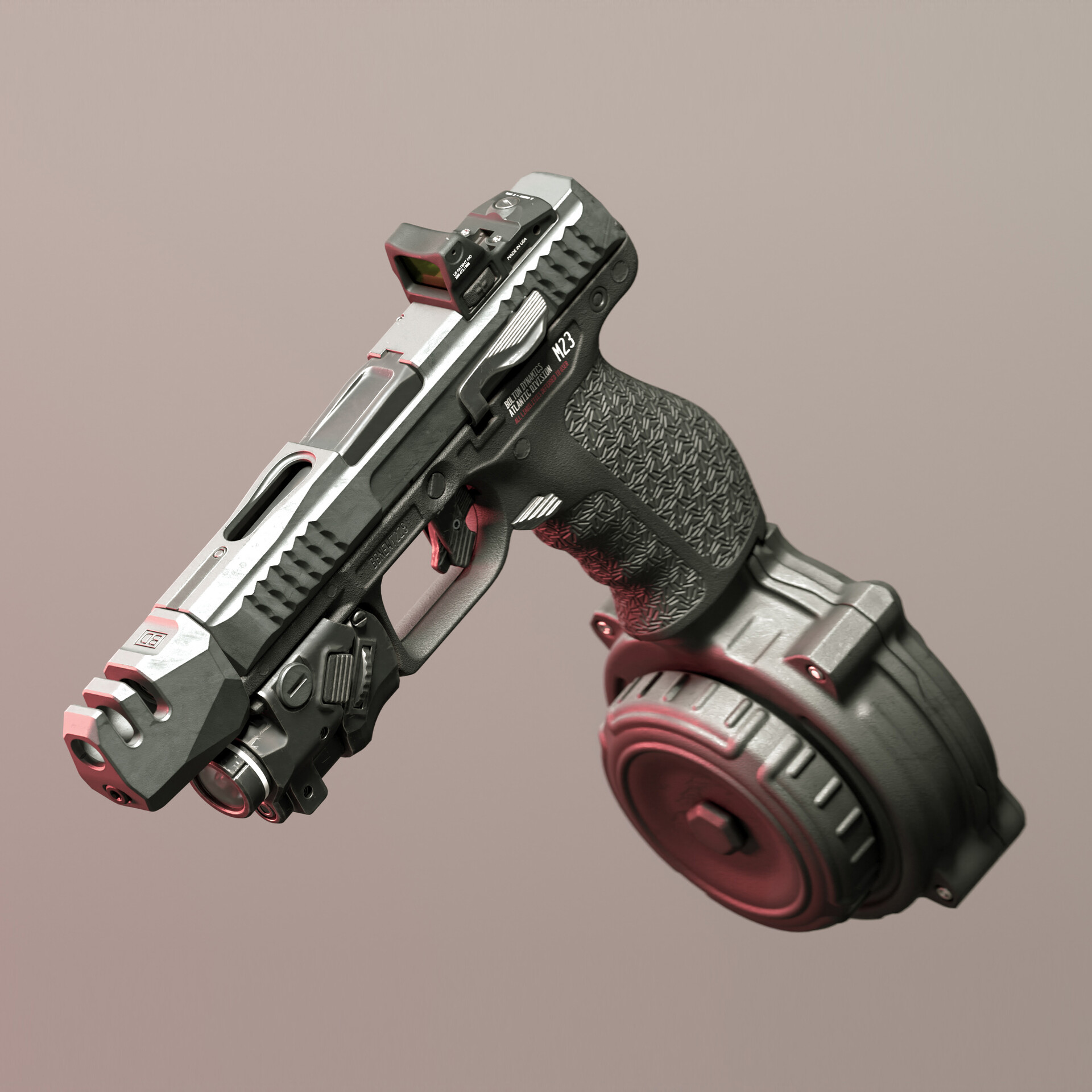 ArtStation - Bolton Dynamics M23™ Pistol