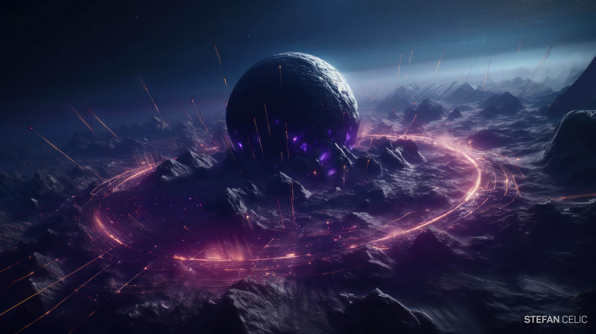 ArtStation - Zephyria - Purple Planet Concept