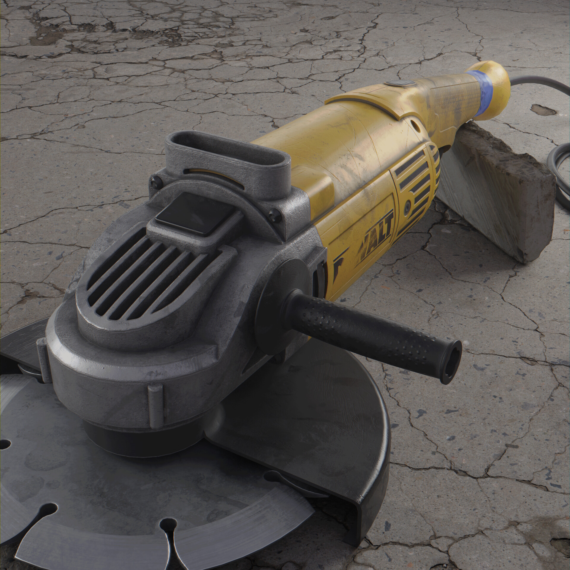 ArtStation - Grinder | Game-Ready Asset