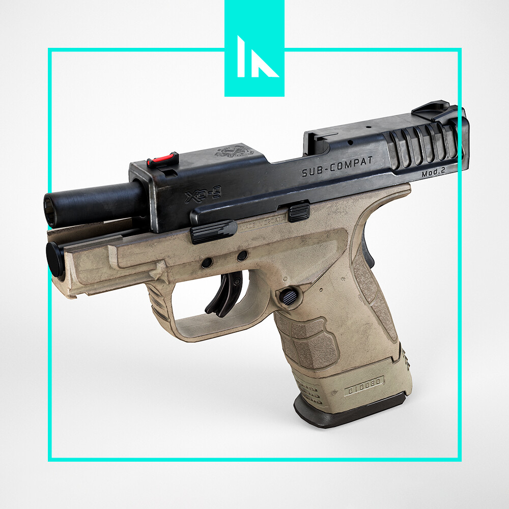 ArtStation - XD-9 Springfield Mod2.0