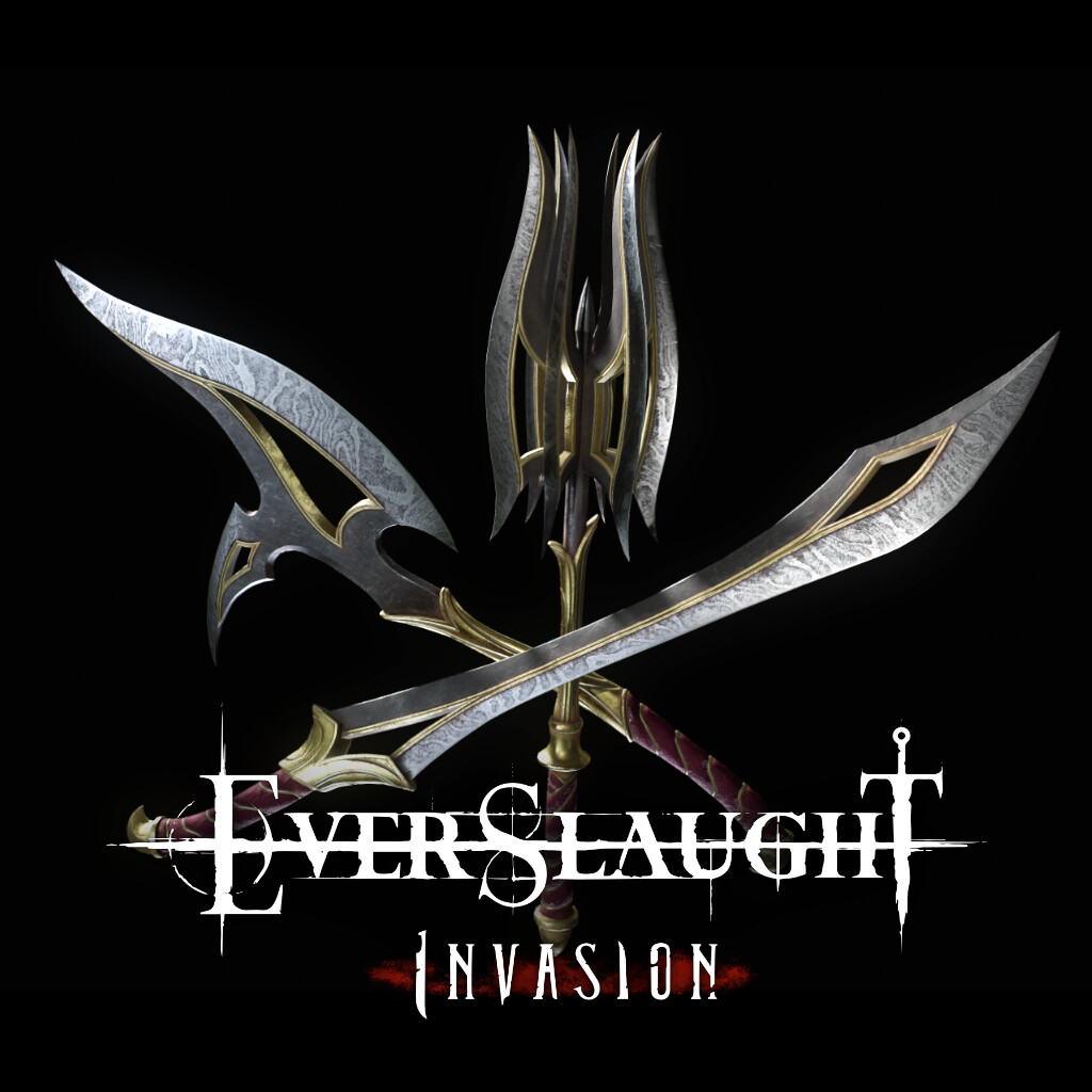 ArtStation - EVERSLAUGHT Invasion - Feather Weapon Set