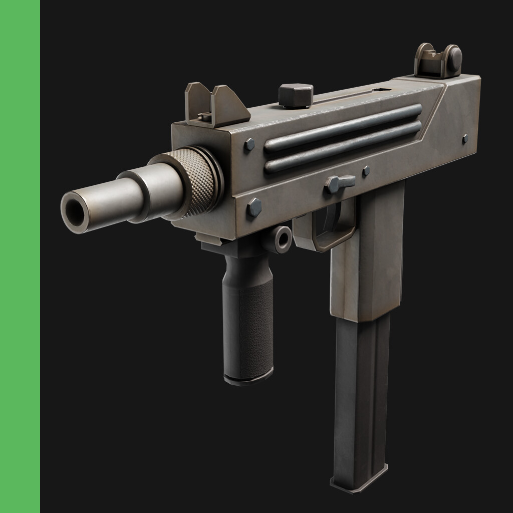ArtStation - Stylized - MAC10