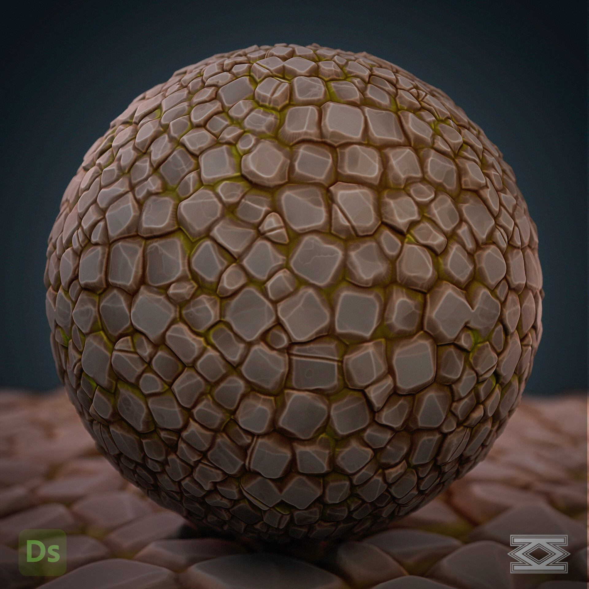 ArtStation - Rocky Floor - Stylized Material