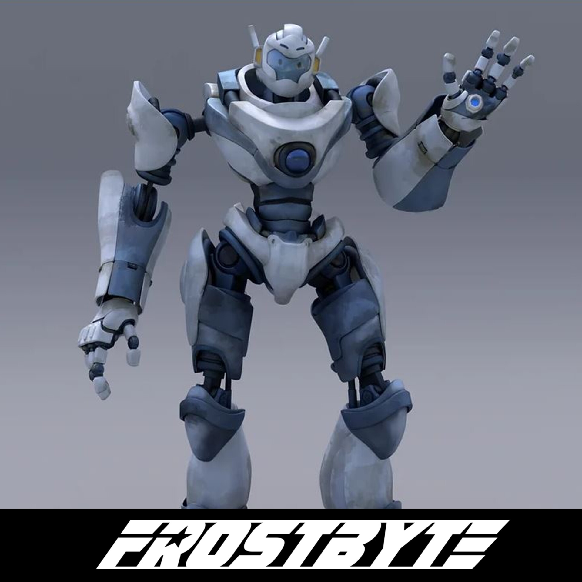 ArtStation - BIG BLUE 3D Character - FROSTBYTE