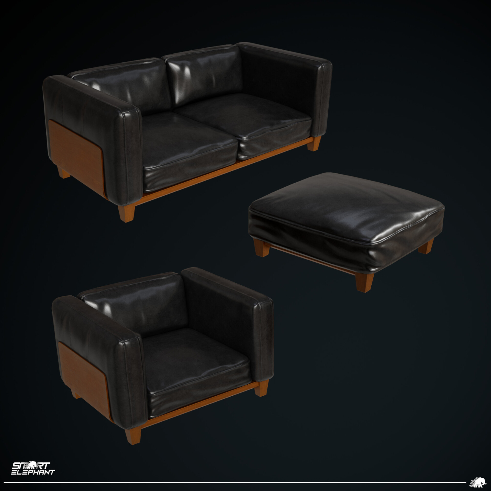 ArtStation - Couch Set