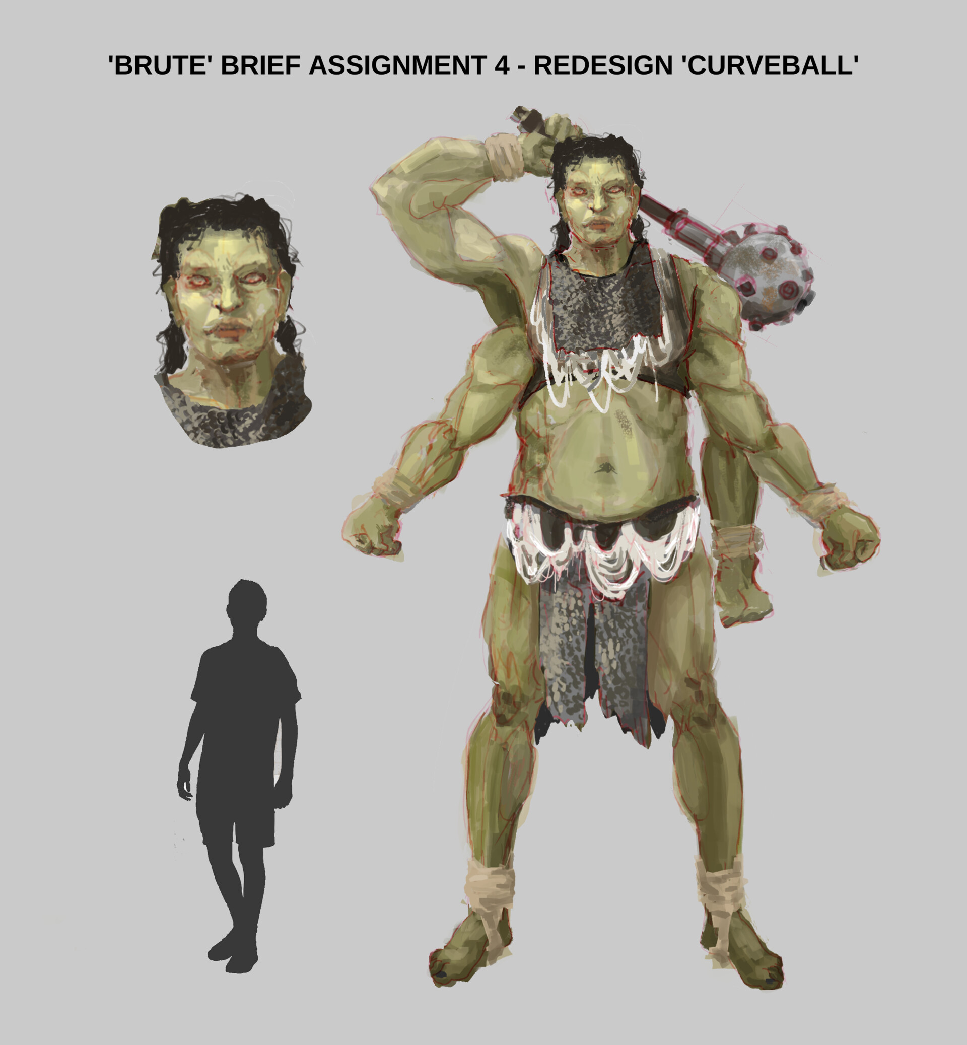 ArtStation - 'Brute' Brief Assignments 4/4 - 07/2023