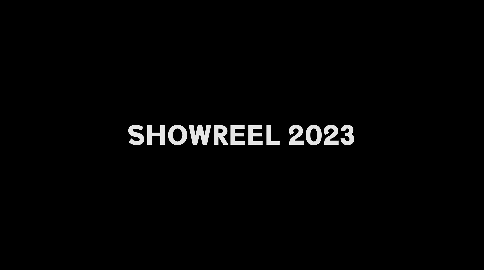 ArtStation - Showreel 2023