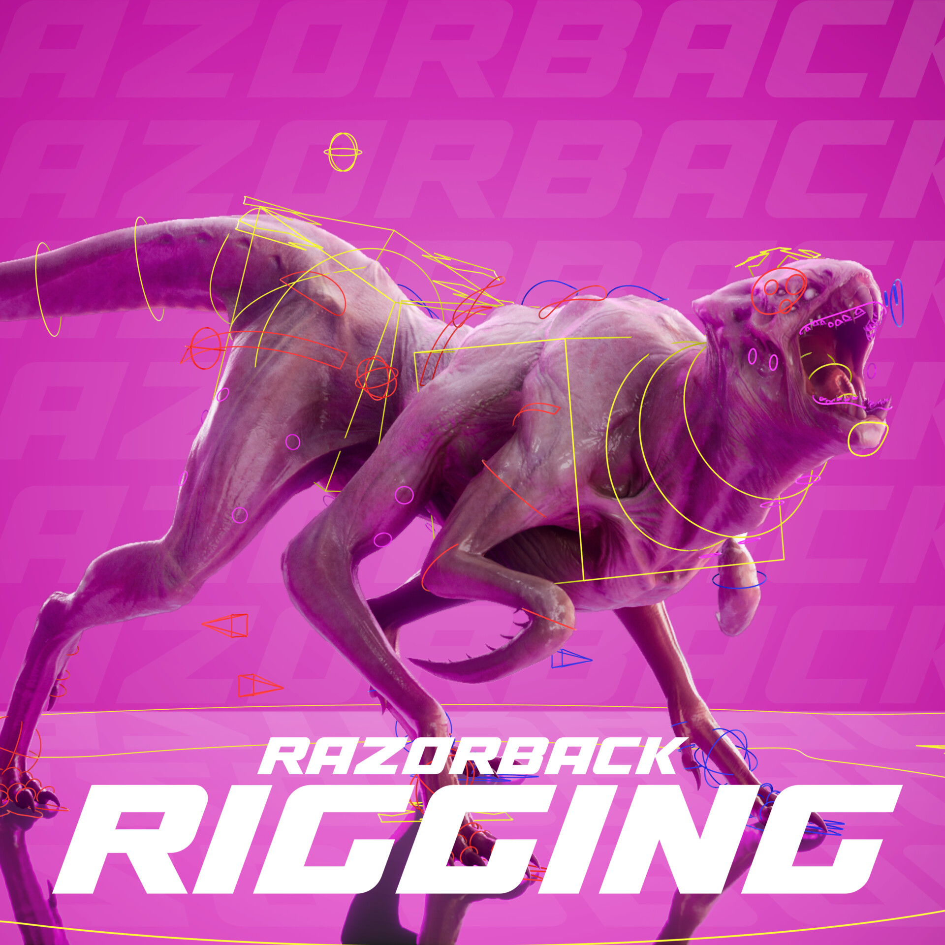 ArtStation - Rigging the RAZORBACK