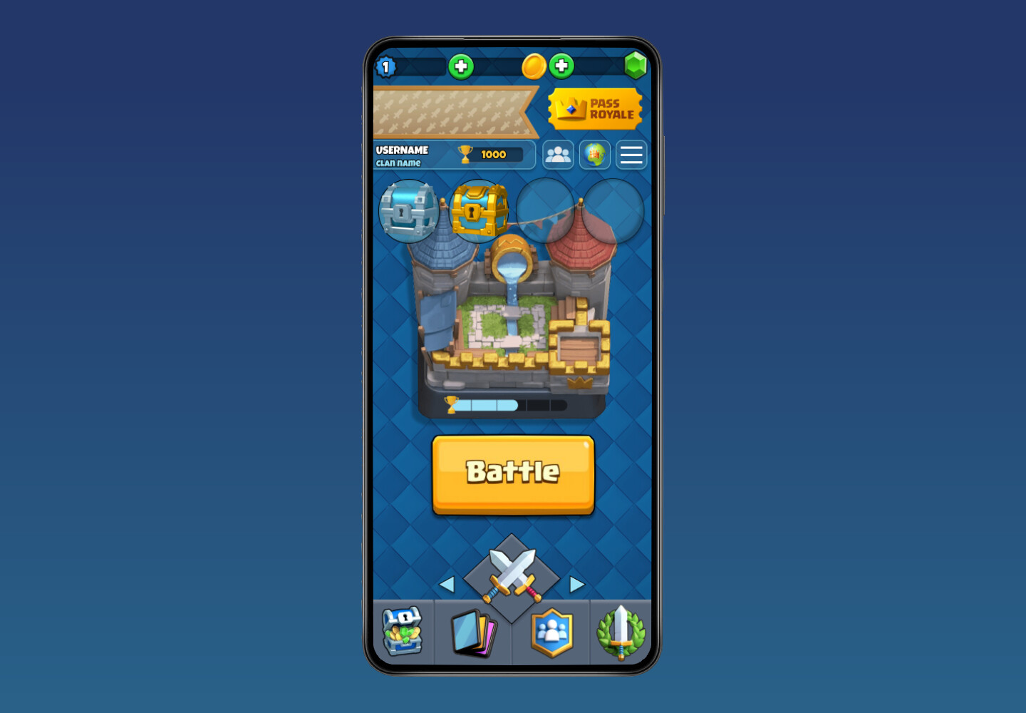 ArtStation - CLASH ROYALE | UI GAME ART REDESIGN