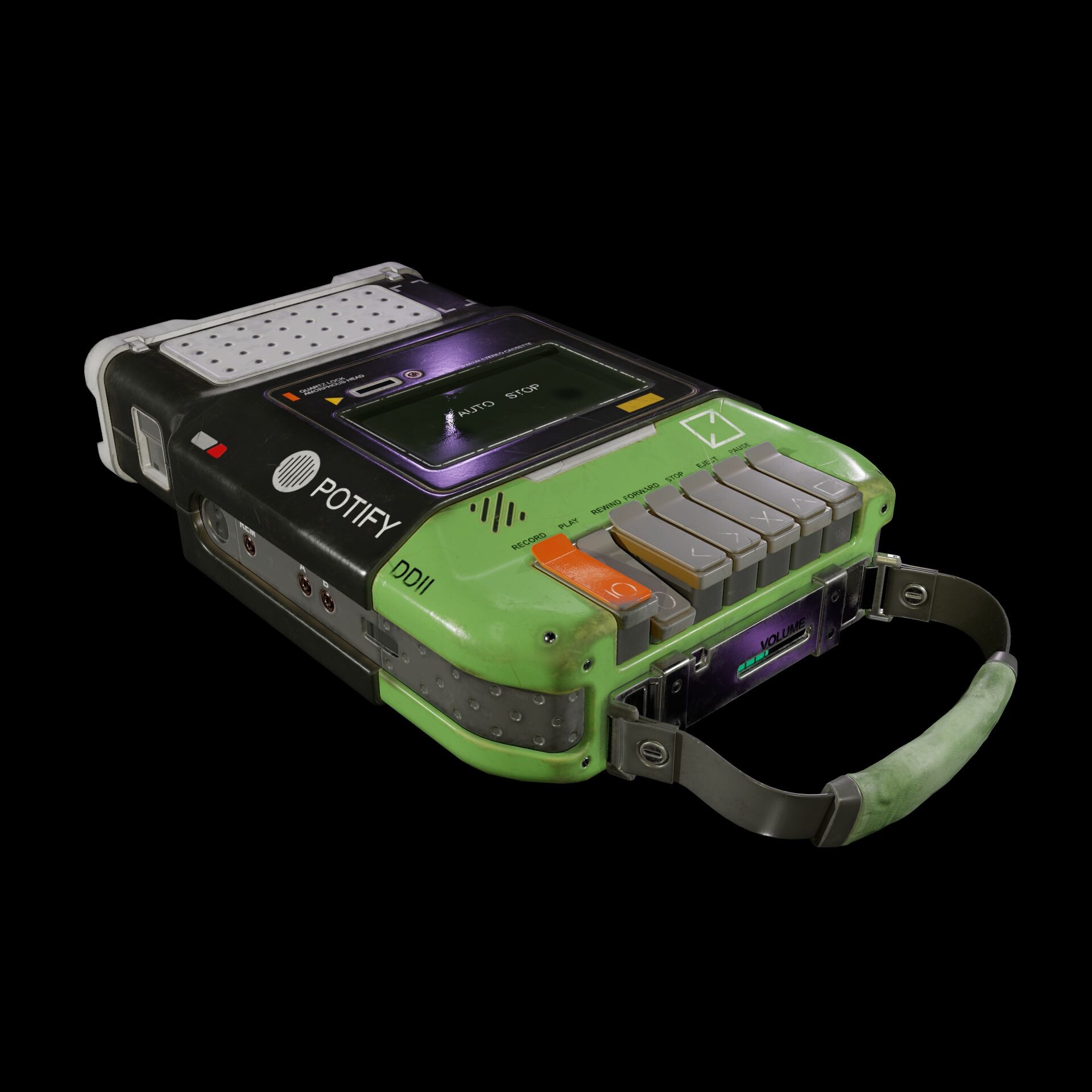 ArtStation - Potify Cassette Player