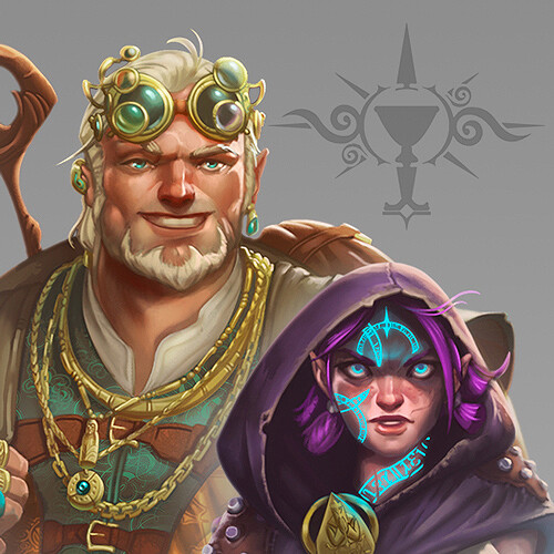 ArtStation - Spireveil: Daigon and Daphne Strombrew