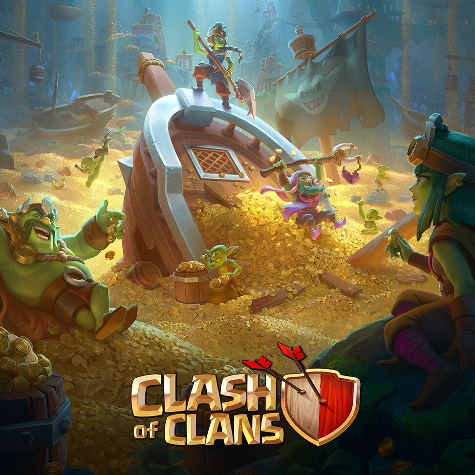 ArtStation - Goblins Cave - Keyart and Loading screen