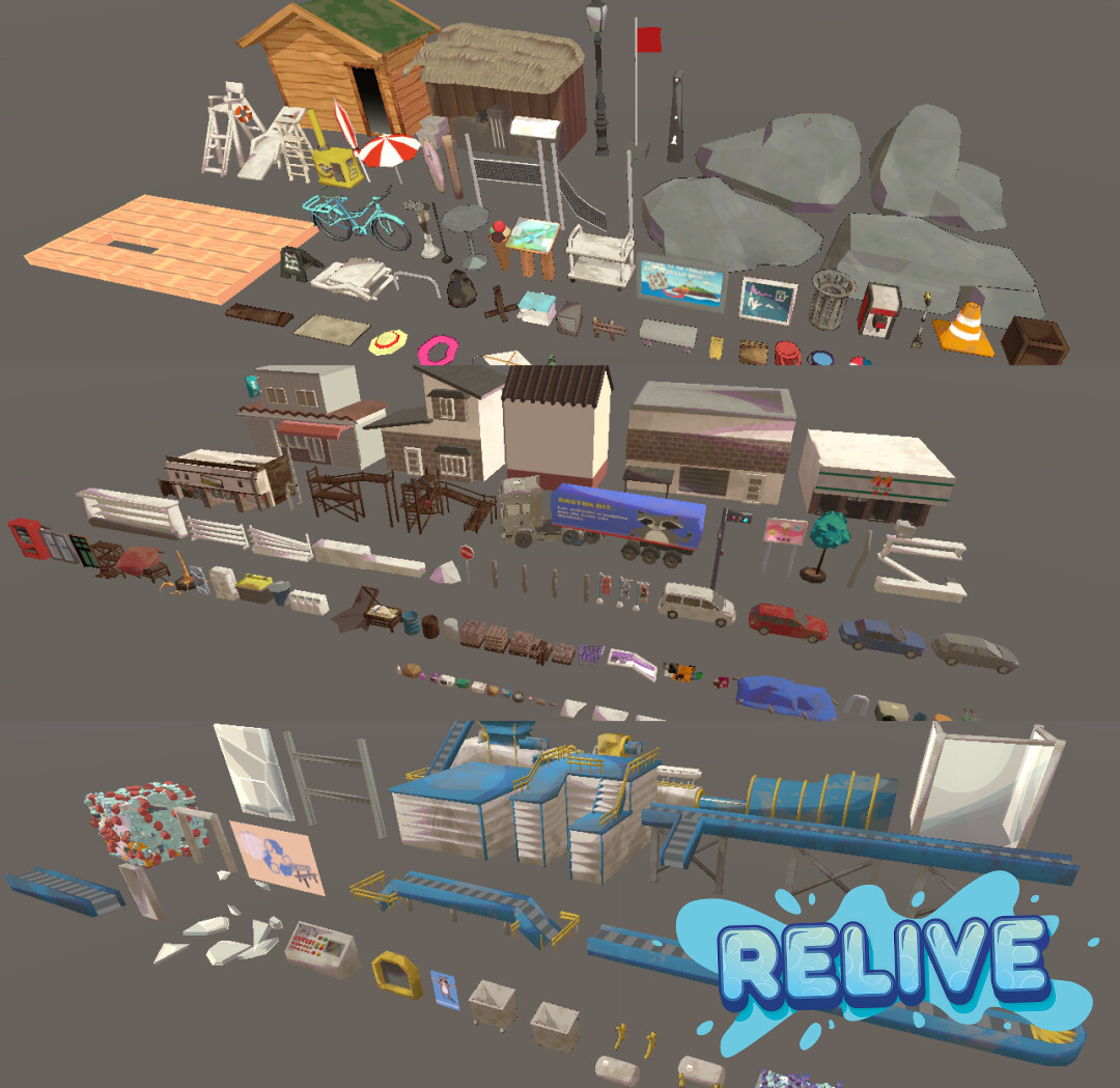 ArtStation - Relive - 3D asset