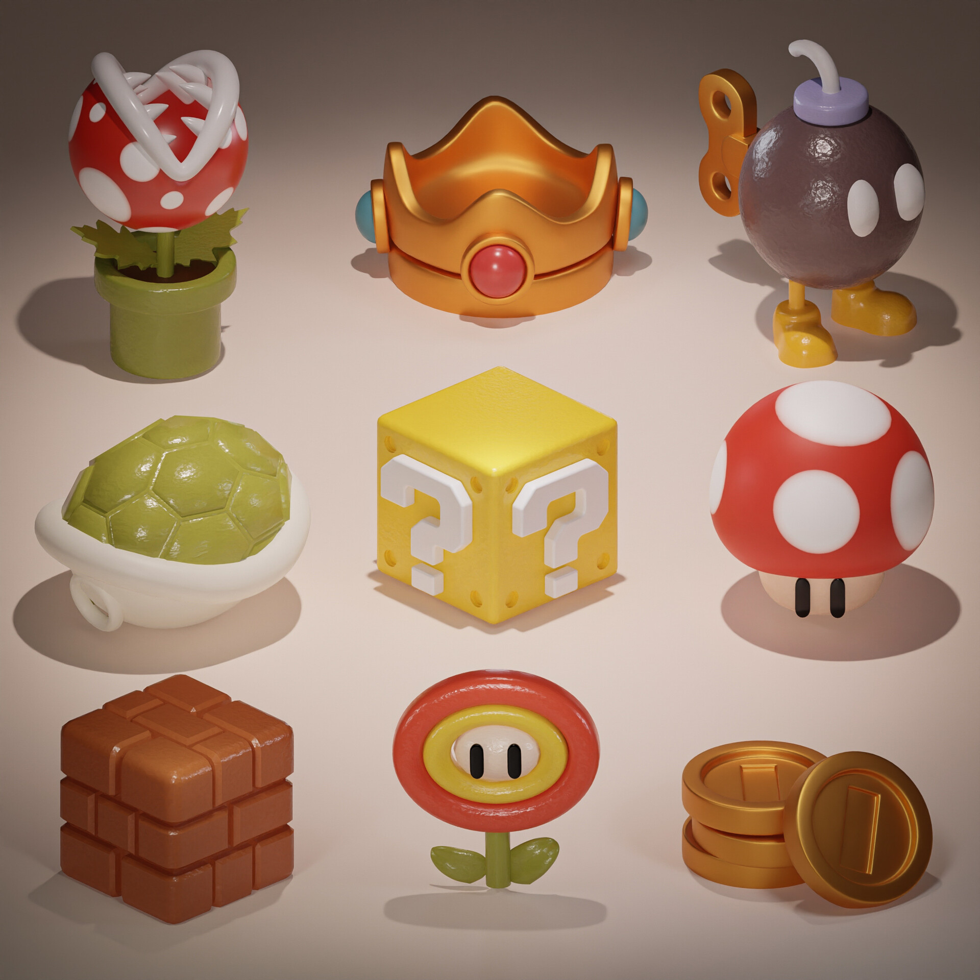 ArtStation - Mario Props