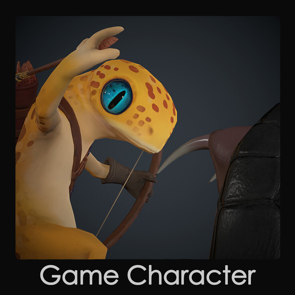 ArtStation - Leopard Gecko Archer