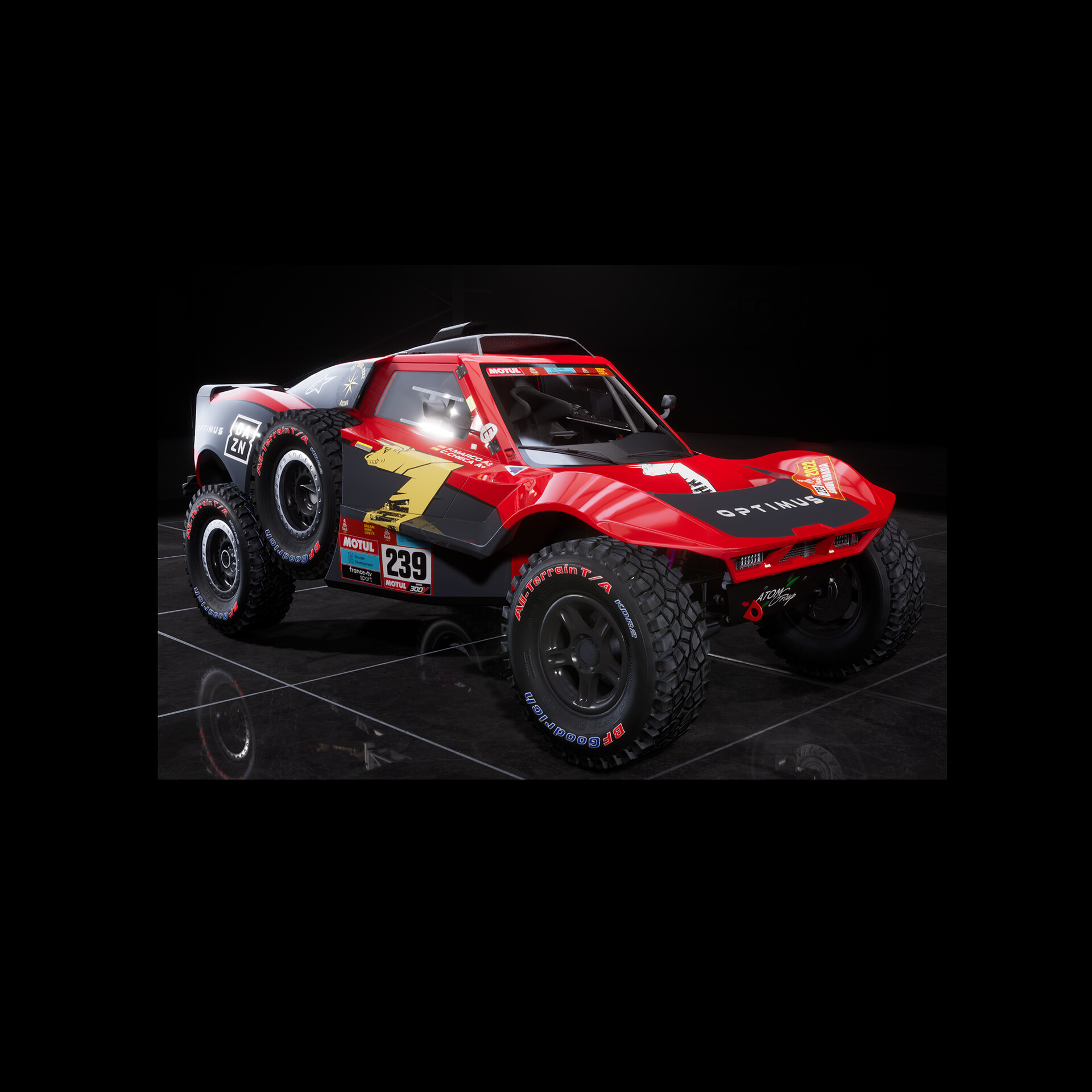 ArtStation - MD Rallye Optimus Evo 4 - Dakar Desert Rally