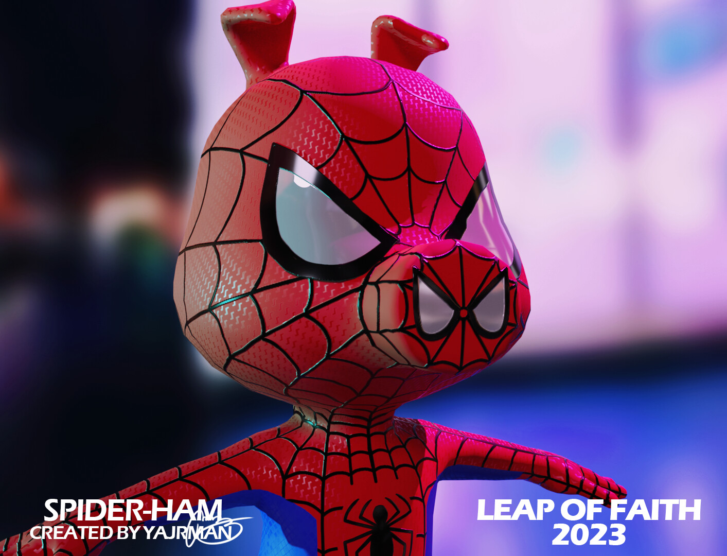 ArtStation - Leap of Faith: Spider-Ham