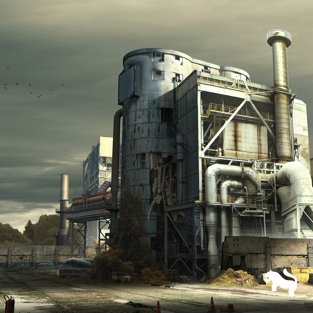 ArtStation - Industrial Abandoned Factory/ Concept Arts