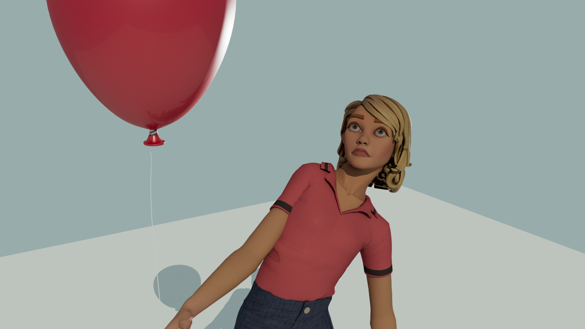 ArtStation - Balloon bursts carackter animation