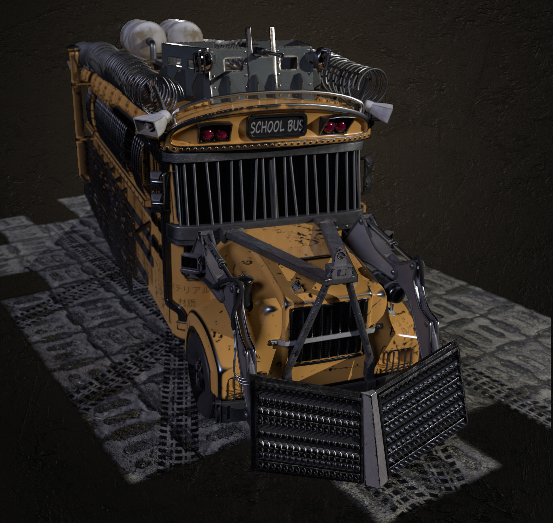 ArtStation - Zombie Killer Bus