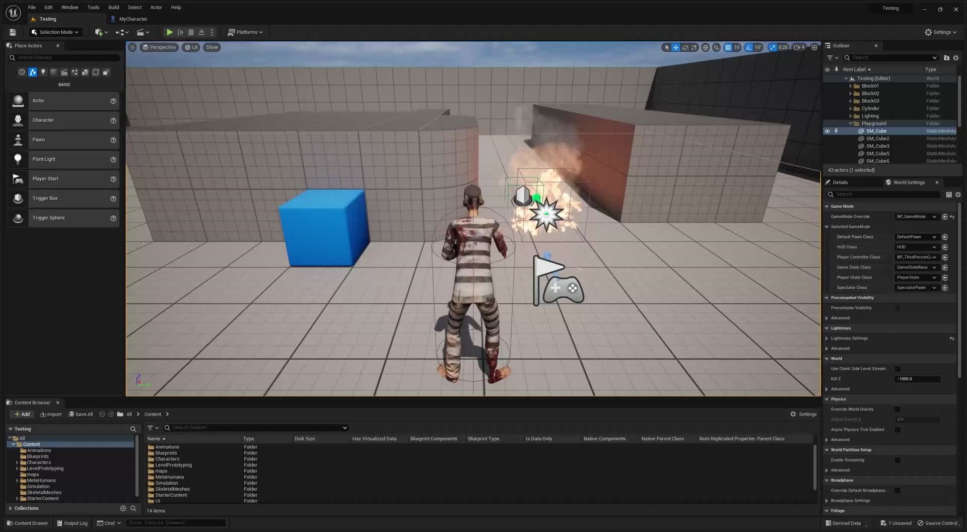 ArtStation - Player Health and Damage System