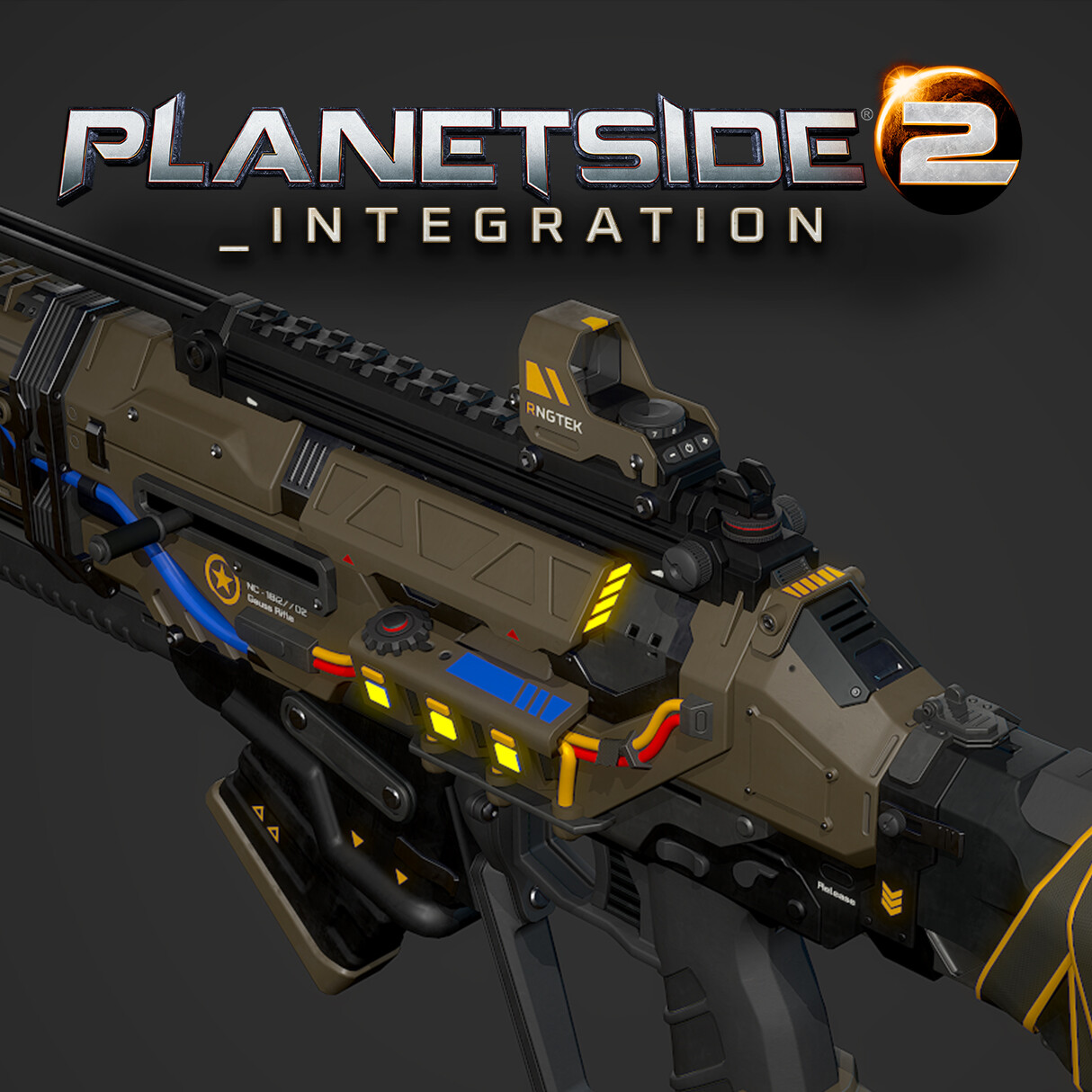 ArtStation - Planetside 2 - NC Gauss Rifle