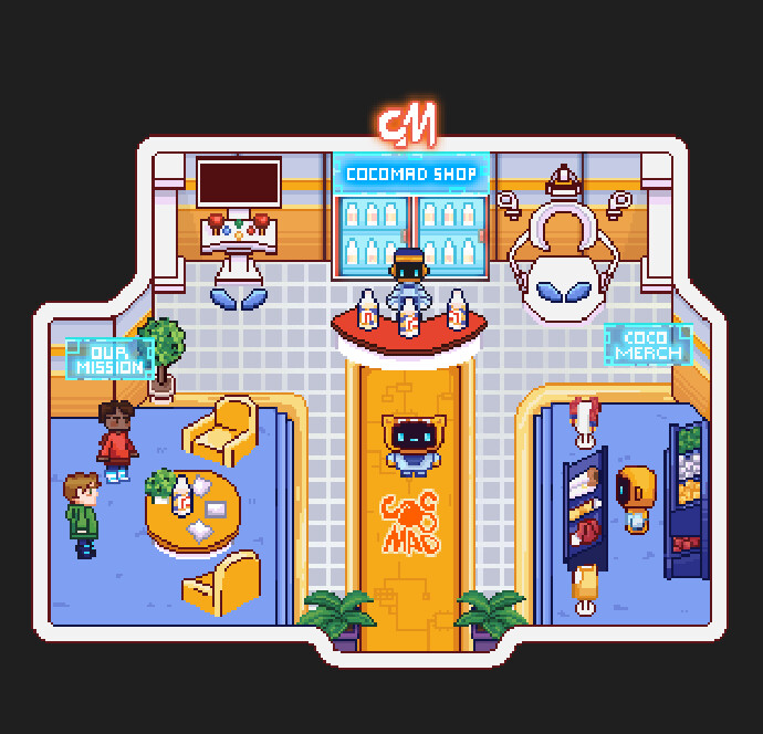 ArtStation - Cocomad virtual pixel art store