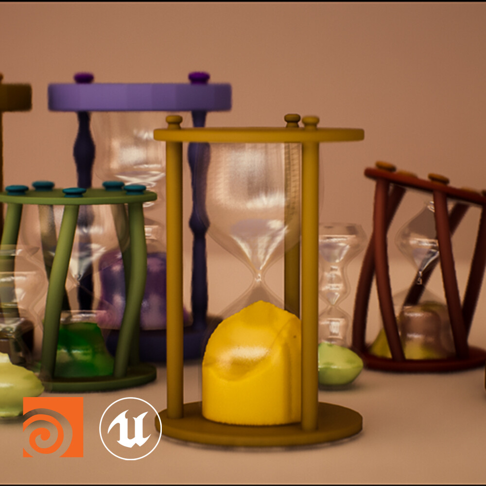 ArtStation - Procedural Sand Clock | Houdini & Unreal