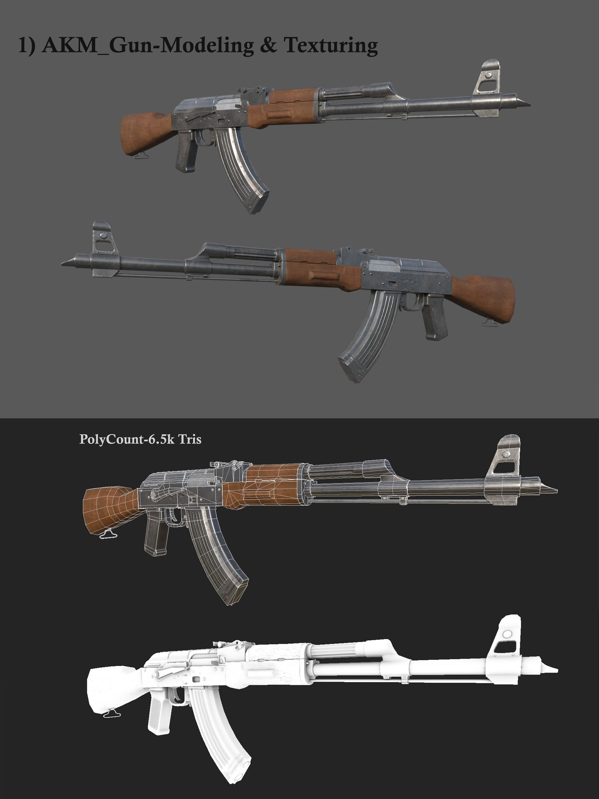 ArtStation - AKM GUN